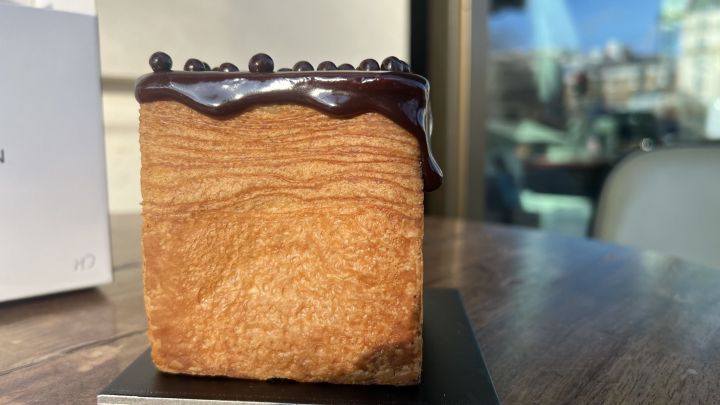 London's viral Cube Croissant from Le Deli Robuchon - Halal Xplorer